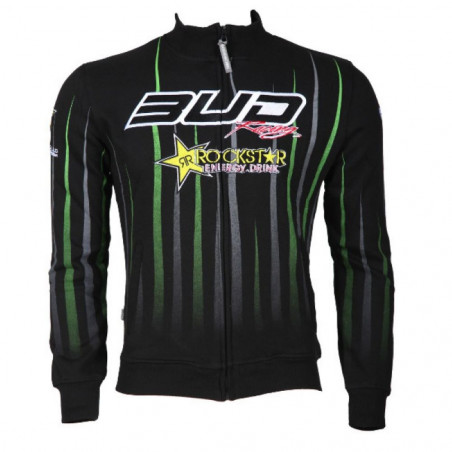 Sweat a Capuche Homme Bud Racing RockStar Energy